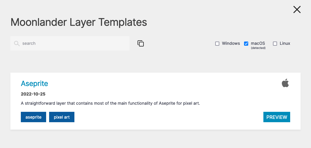 Introducing Layer Templates